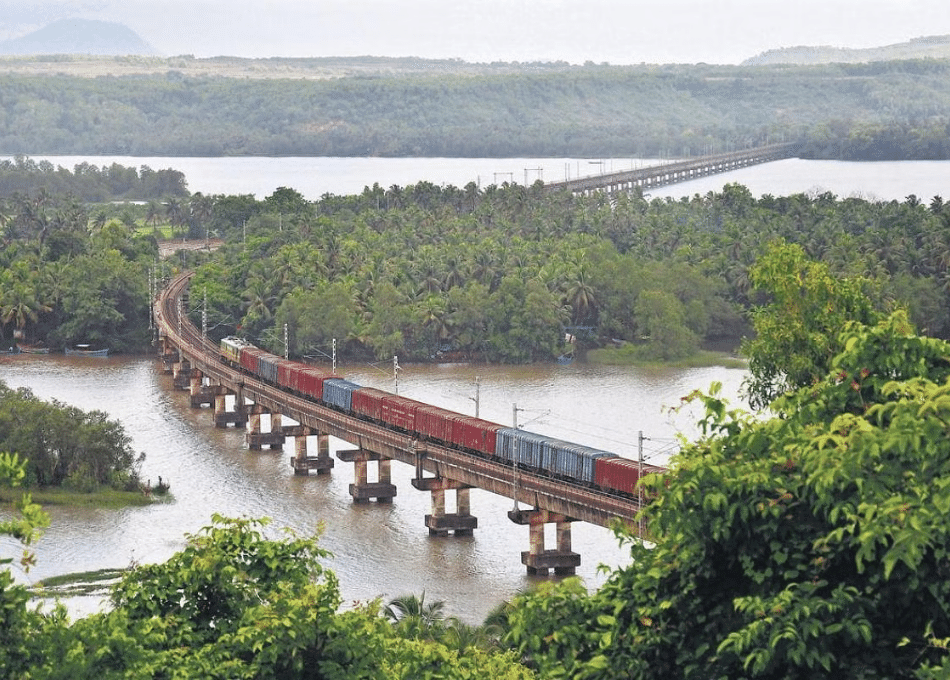 Sharavathi Railway Bridge In Karnataka | Things To Do - Sea Water Sports